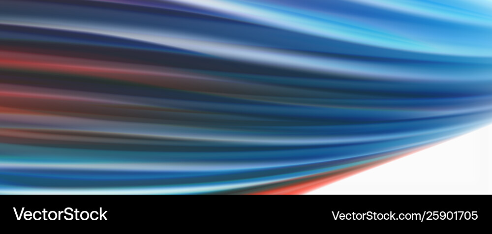 Modern liquid color flow on white - colorful flow Vector Image
