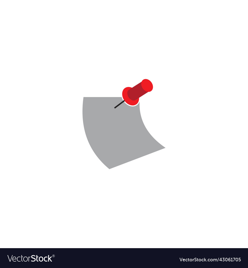 Notepad with push button icon Royalty Free Vector Image