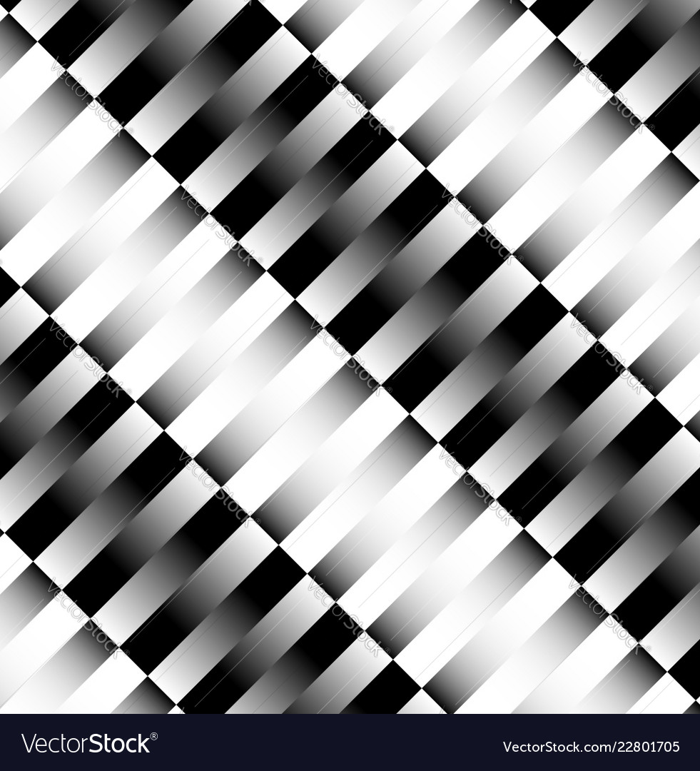 Slanted rectangular pattern with great contrast Vector Image