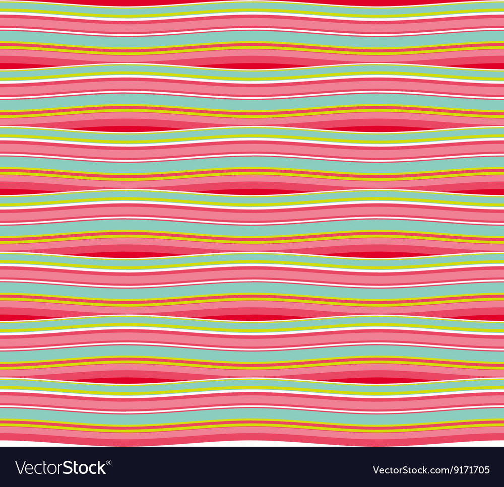Striped waved pattern Royalty Free Vector Image
