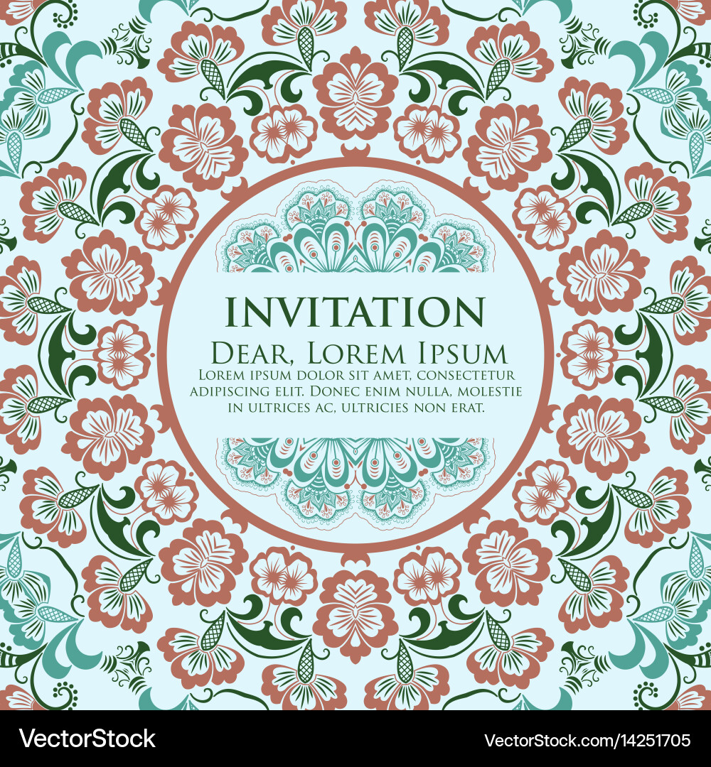 Wedding invitation and announcement Royalty Free Vector