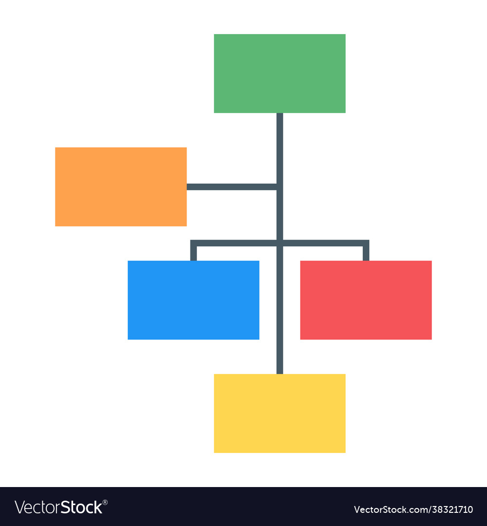 Hierarchy graph Royalty Free Vector Image - VectorStock