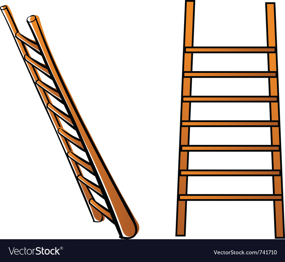 Ladders Royalty Free Vector Image - VectorStock Ladders Royalty Free Vector Image - VectorStock