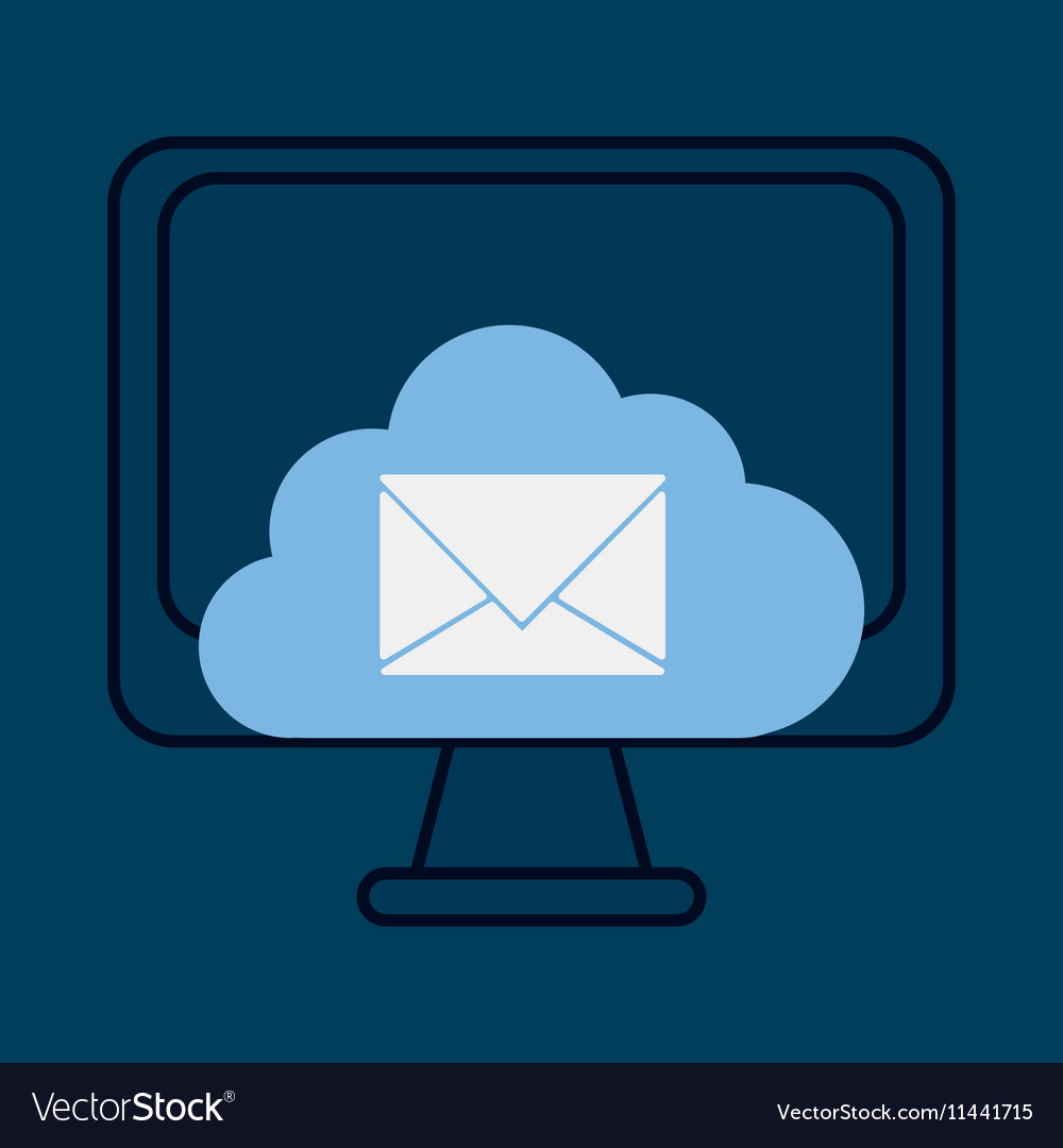 Cloud computing technology Royalty Free Vector Image