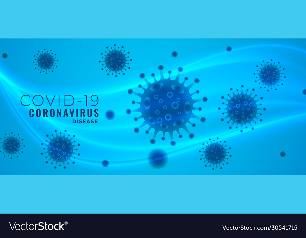 Floating coronavirus covid19 spreading infection Vector Image