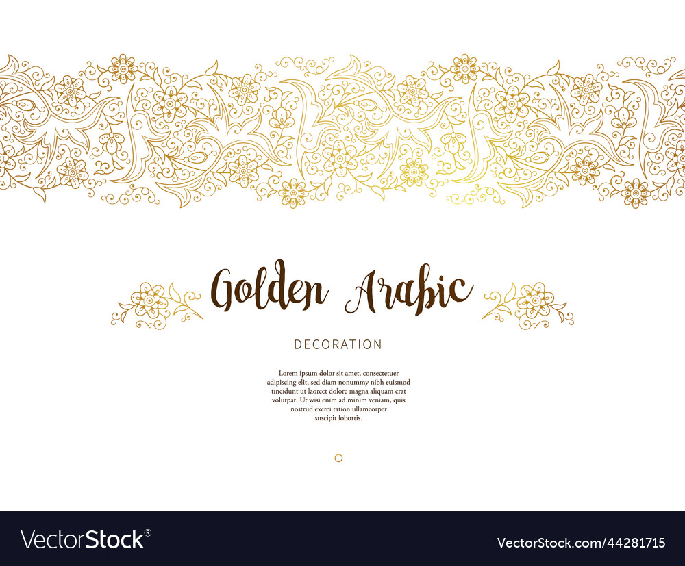 Seamless border in eastern style Royalty Free Vector Image Seamless border in eastern style Royalty Free Vector Image