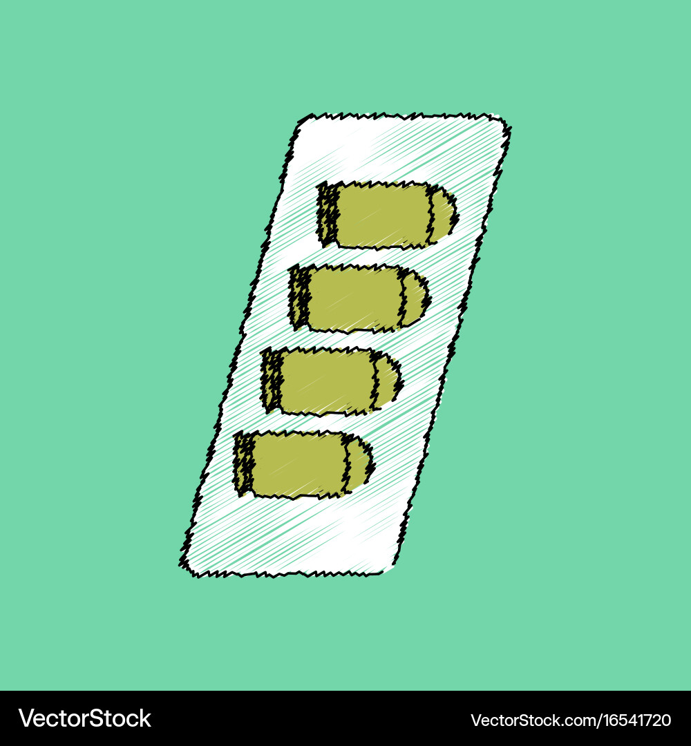 Flat shading style icon bullets in magazine Vector Image