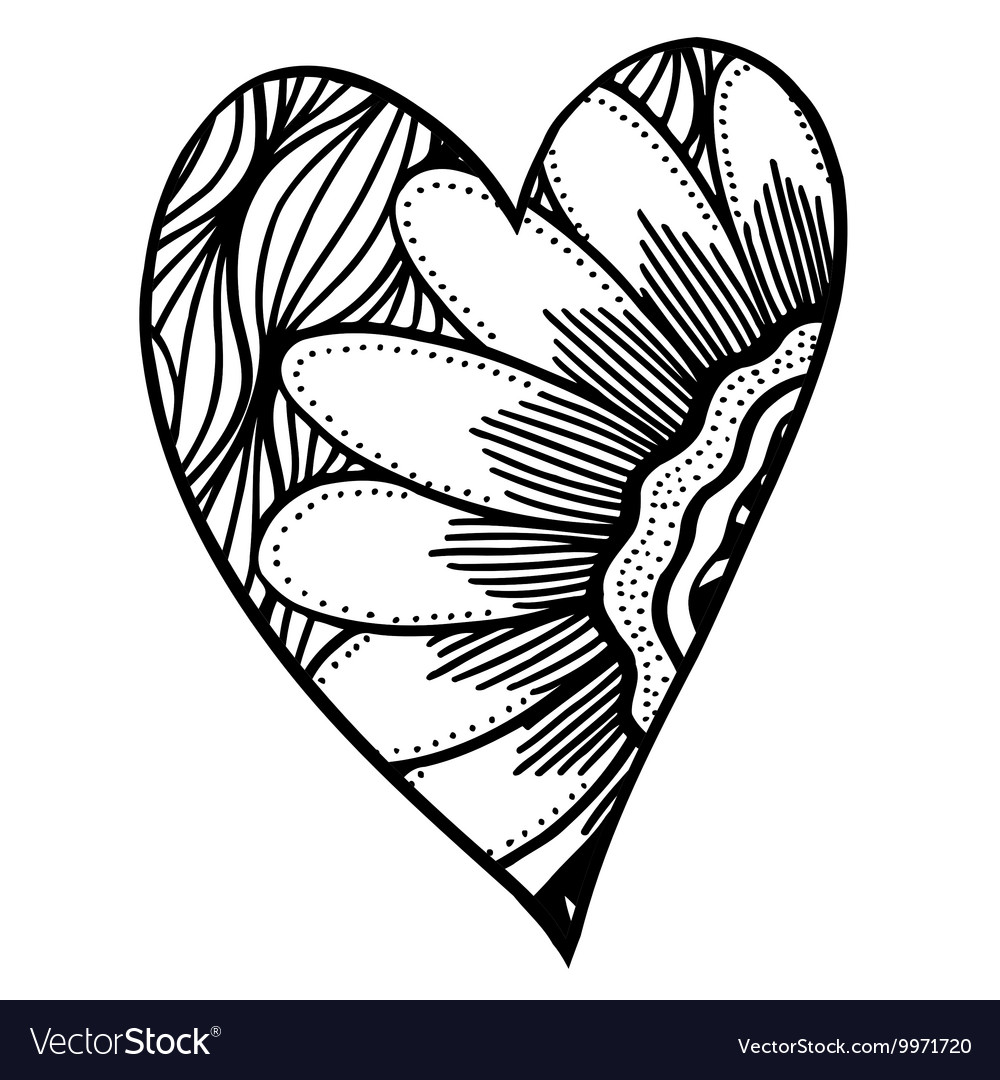 Heart-shaped pattern Royalty Free Vector Image