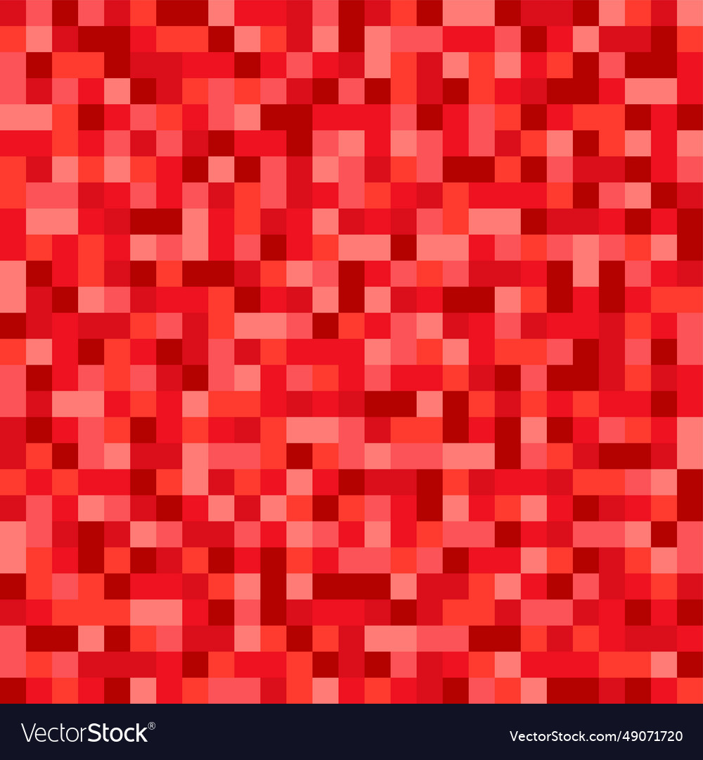 Red pixel pattern or background Royalty Free Vector Image