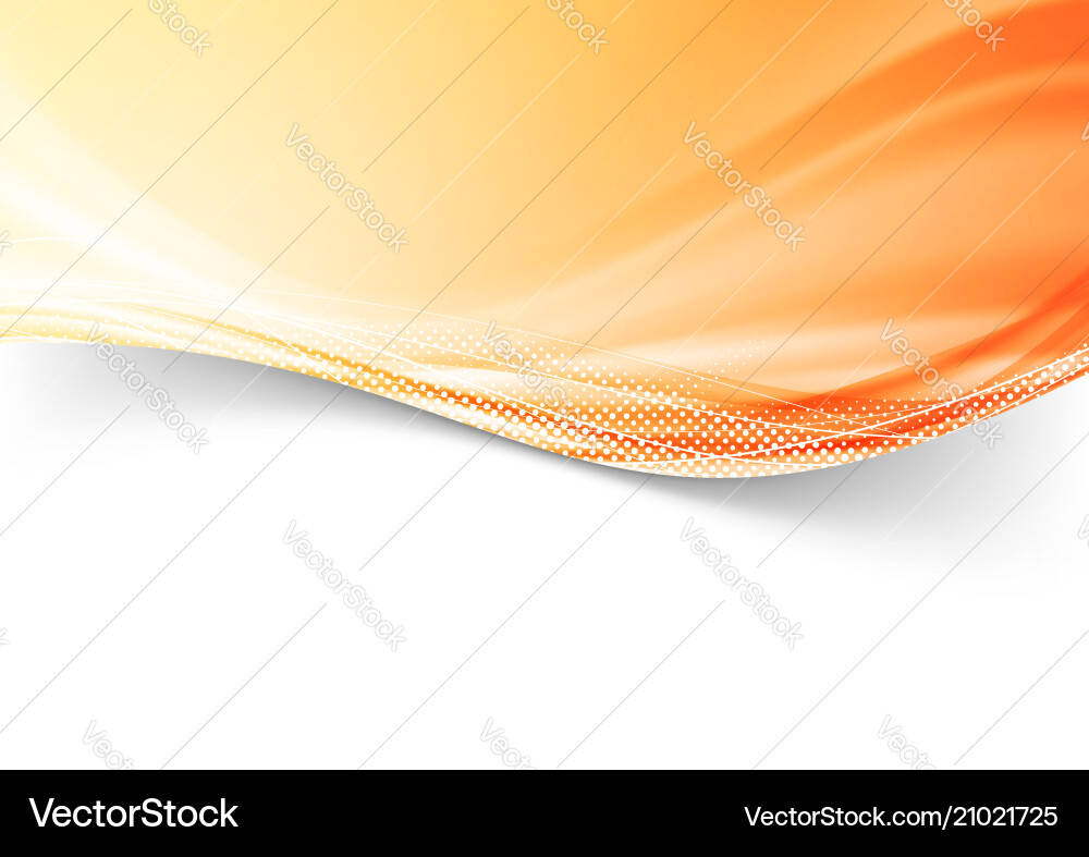 Abstract modern colorful bright orange dotted Vector Image
