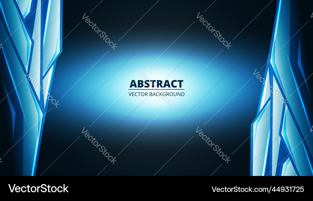 Dark blue abstract futuristic modern gaming Vector Image