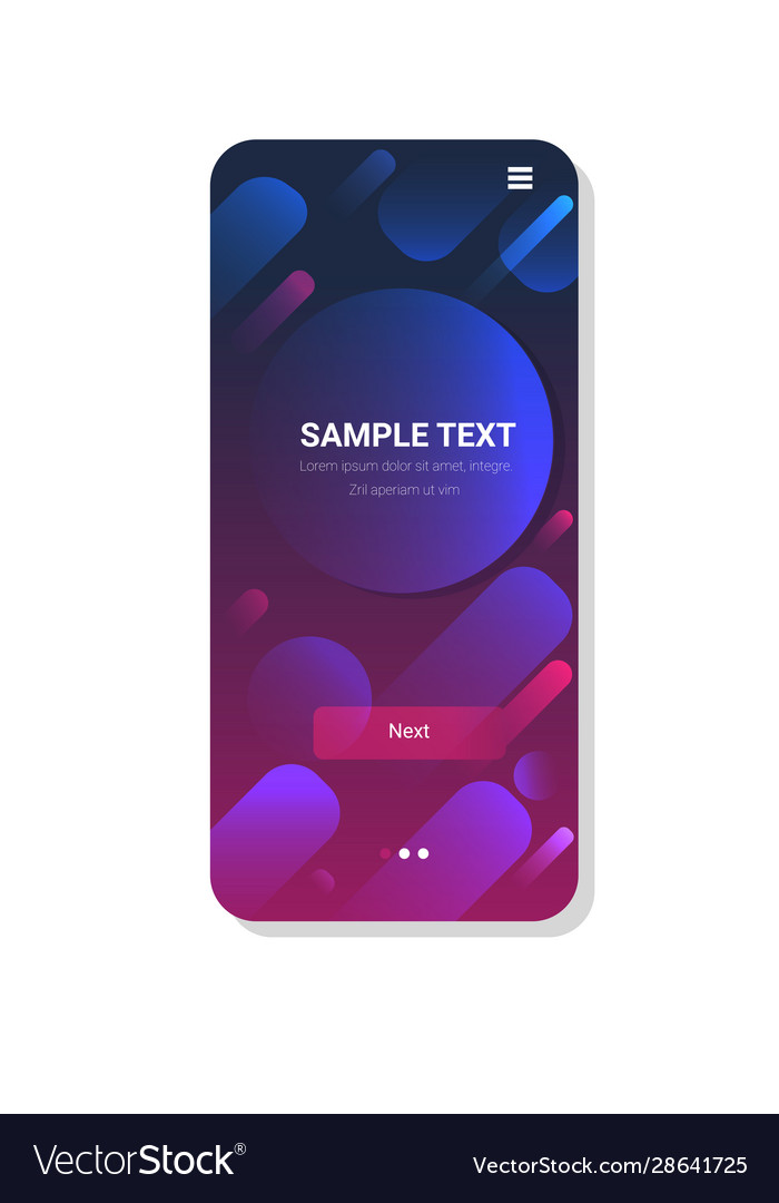 Dynamical colored forms abstract background Vector Image