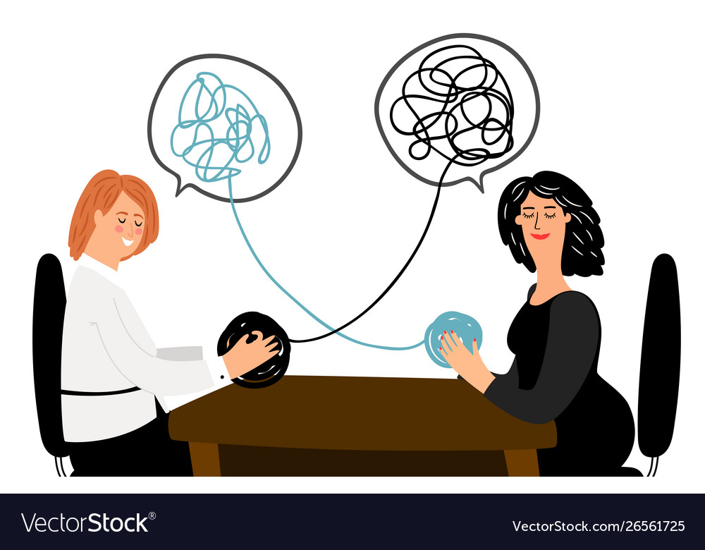 Friendly support concept Royalty Free Vector Image Friendly support concept Royalty Free Vector Image
