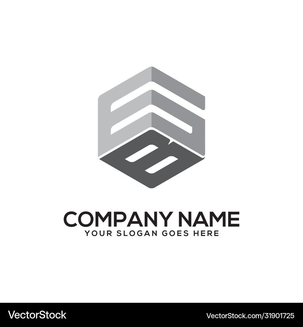 Gb initial letter logo inspiration g and b Vector Image