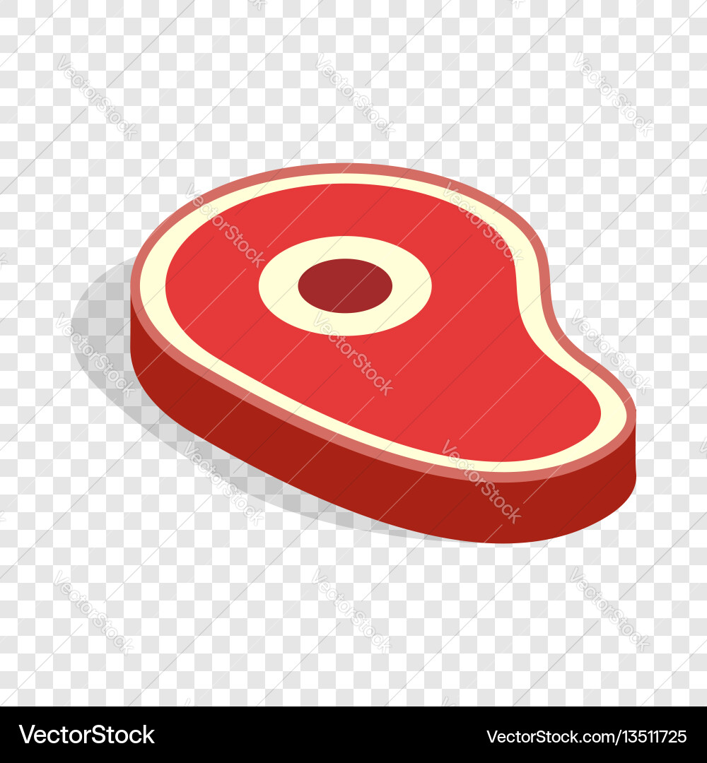 Meat isometric icon Royalty Free Vector Image - VectorStock