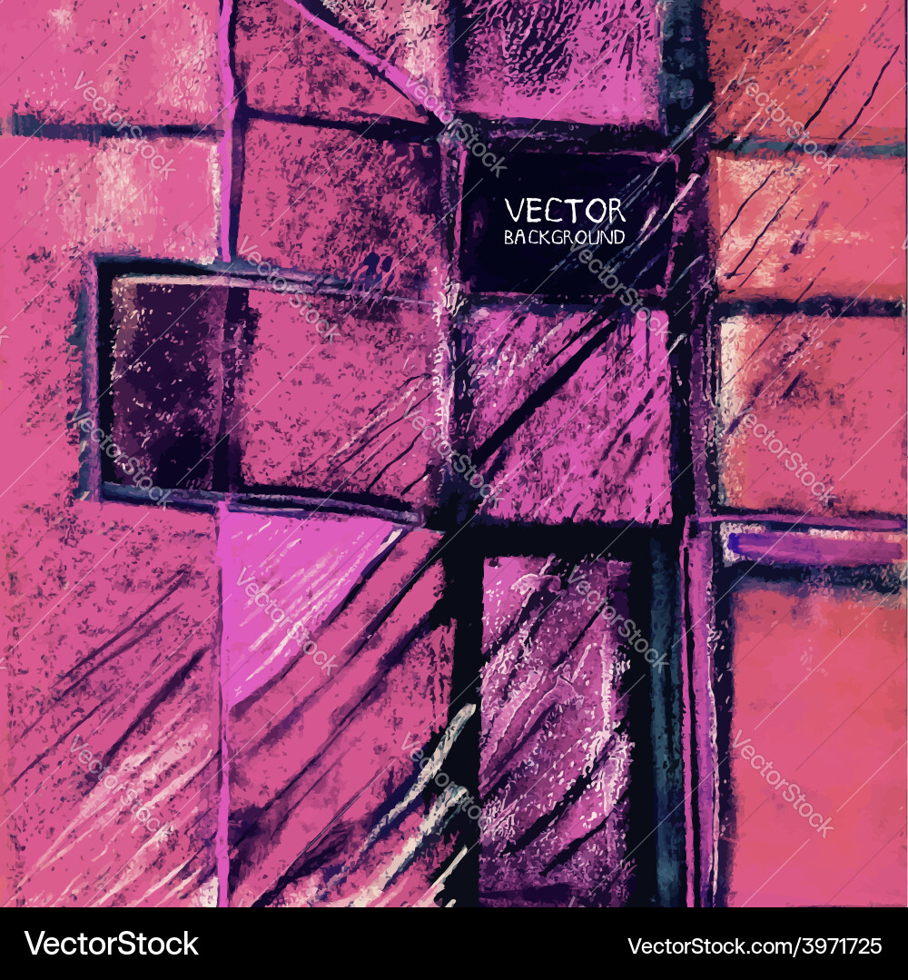 Original painting on paper Royalty Free Vector Image