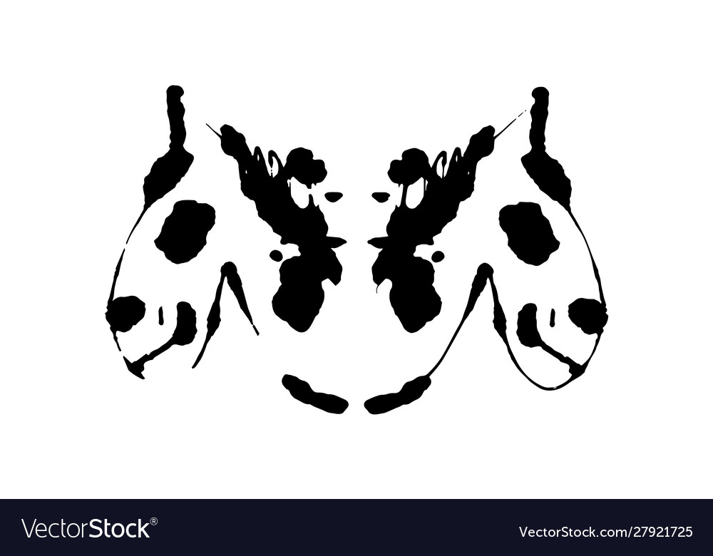 Rorschach inkblot test random Royalty Free Vector Image Rorschach inkblot test random Royalty Free Vector Image