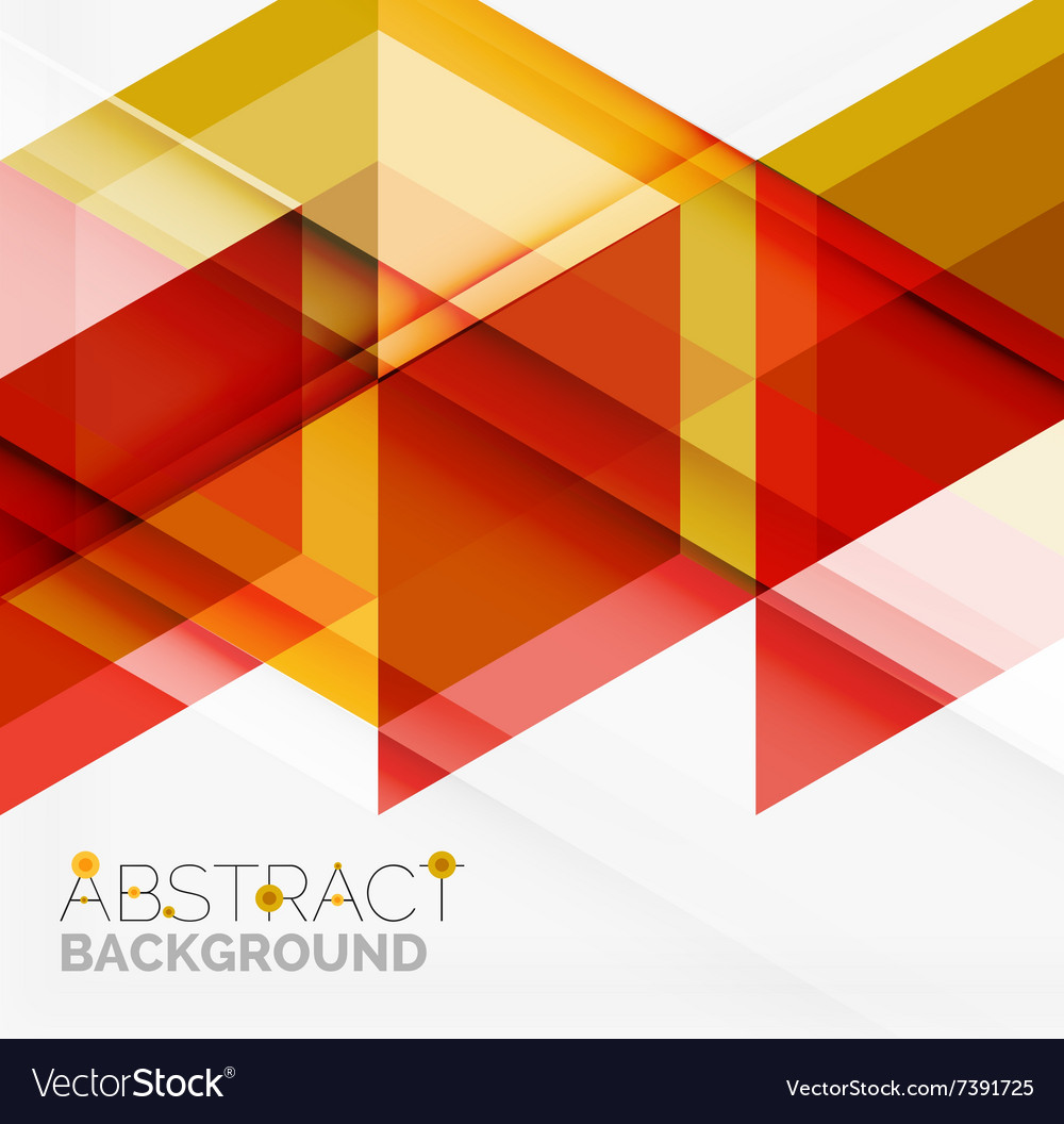 Triangle background Royalty Free Vector Image - VectorStock