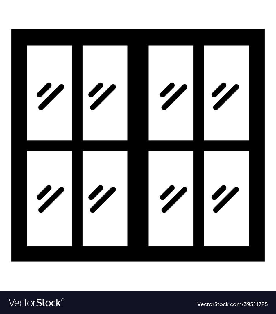 Window shutter Royalty Free Vector Image - VectorStock