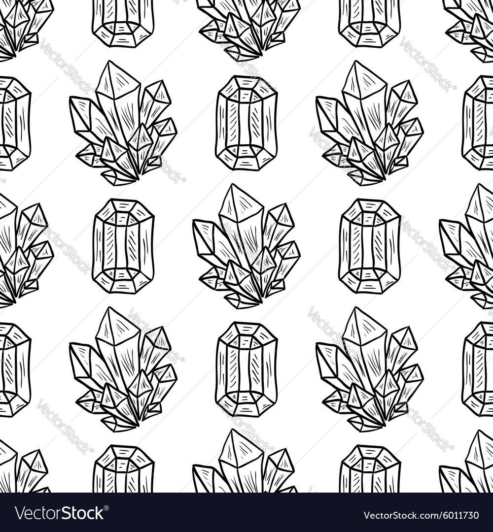Diamond seamless pattern Royalty Free Vector Image