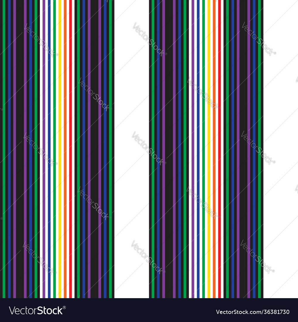 Rainbow stripe seamless pattern background Vector Image