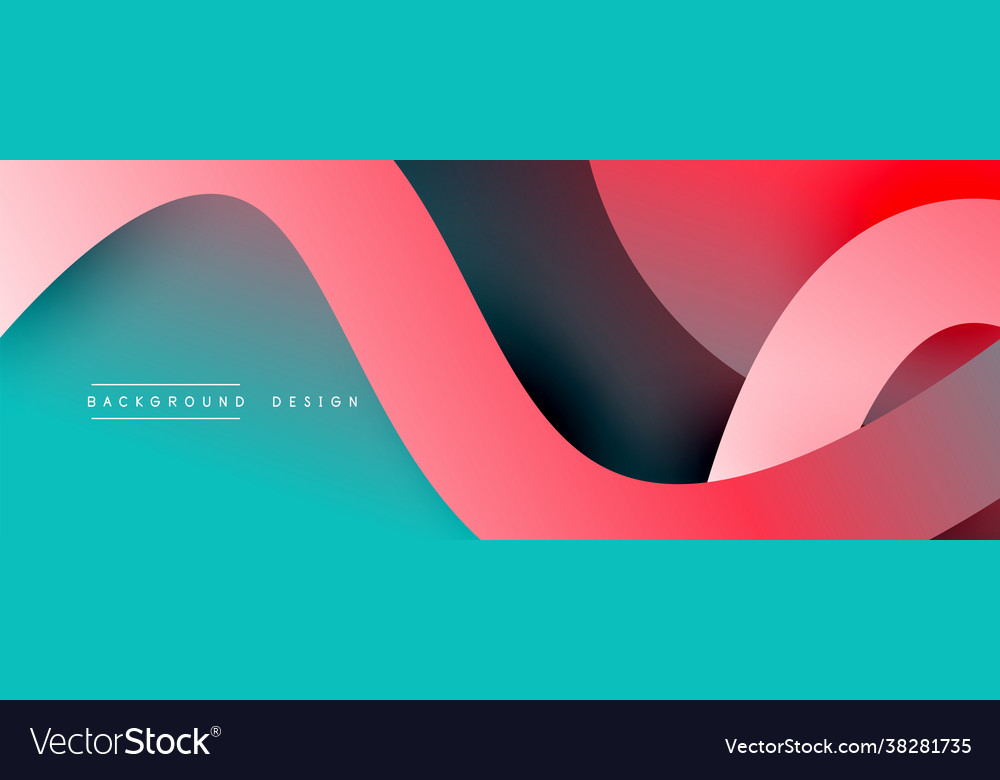 Abstract Overlapping Lines And Circles Geometric Vector Image