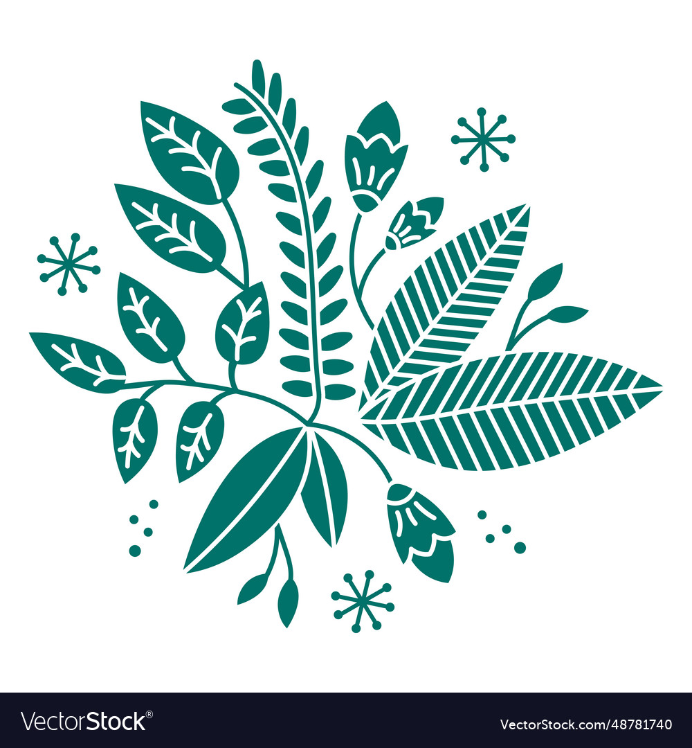 Different leaves design cut out Royalty Free Vector Image Different leaves design cut out Royalty Free Vector Image
