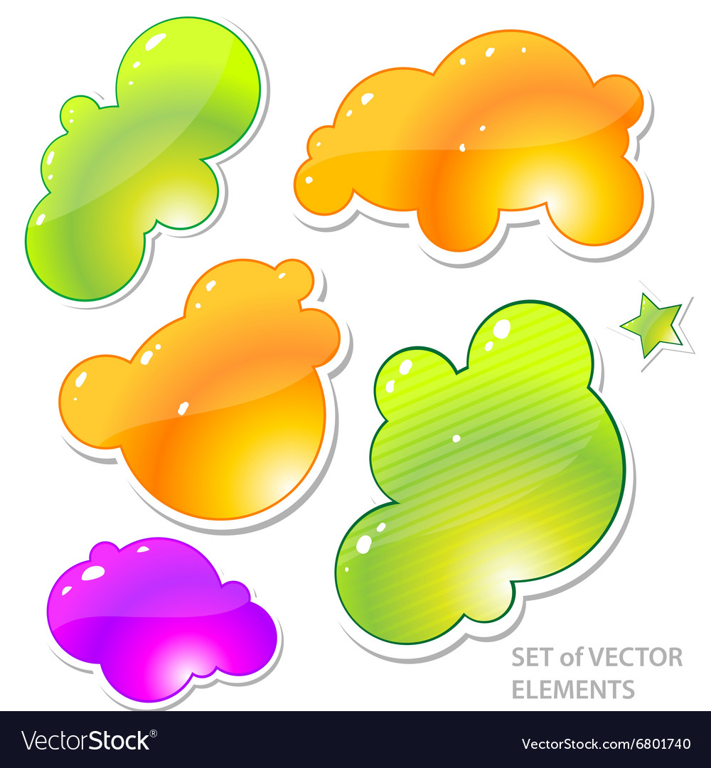 Icon set Royalty Free Vector Image - VectorStock