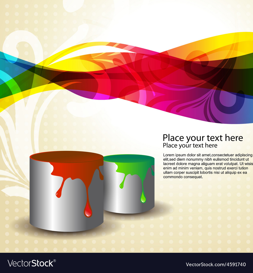 Paint Royalty Free Vector Image - VectorStock