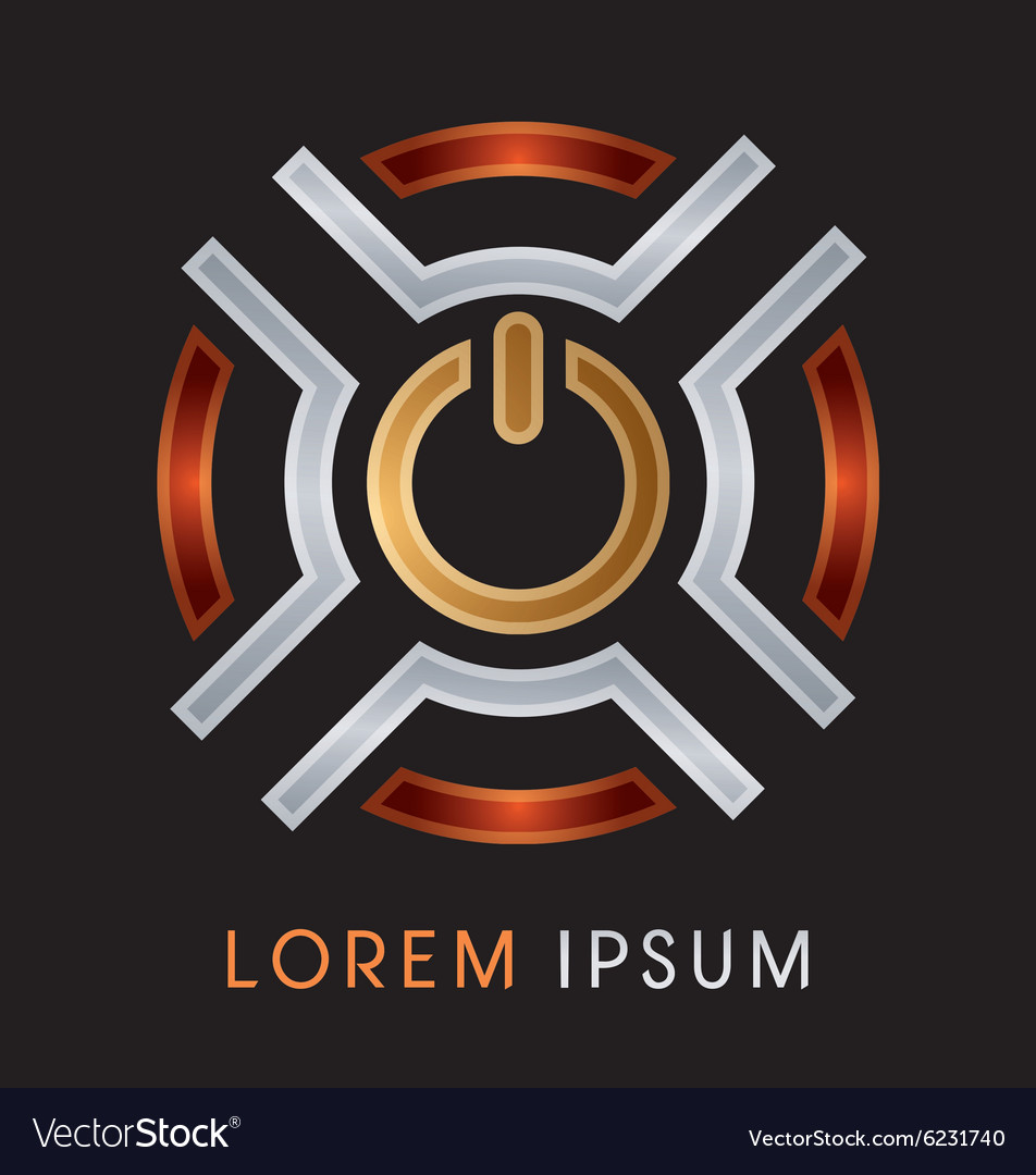 Power button Royalty Free Vector Image - VectorStock