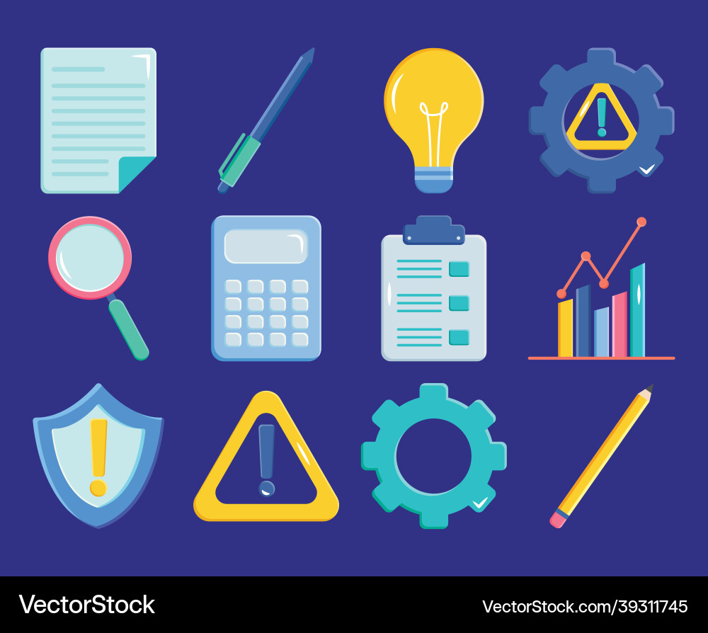 Business and financial Royalty Free Vector Image