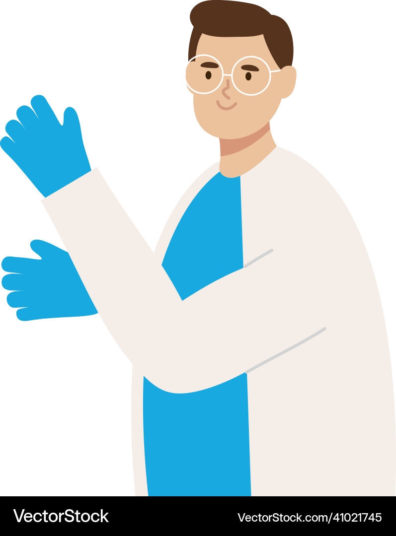 Cartoon doctor icon Royalty Free Vector Image - VectorStock