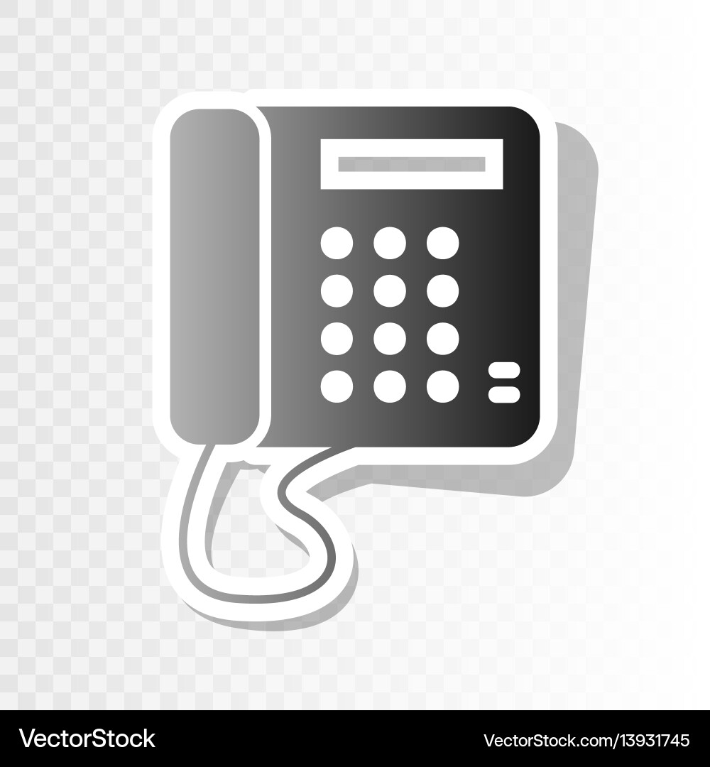 Communication or phone sign new year Royalty Free Vector