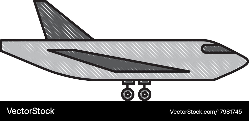 Delivery cargo airplane logistic transport Vector Image