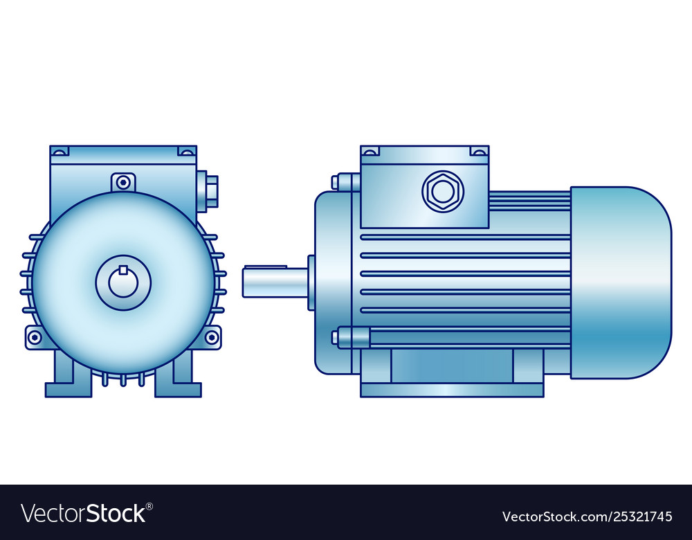 Electric engine Royalty Free Vector Image - VectorStock