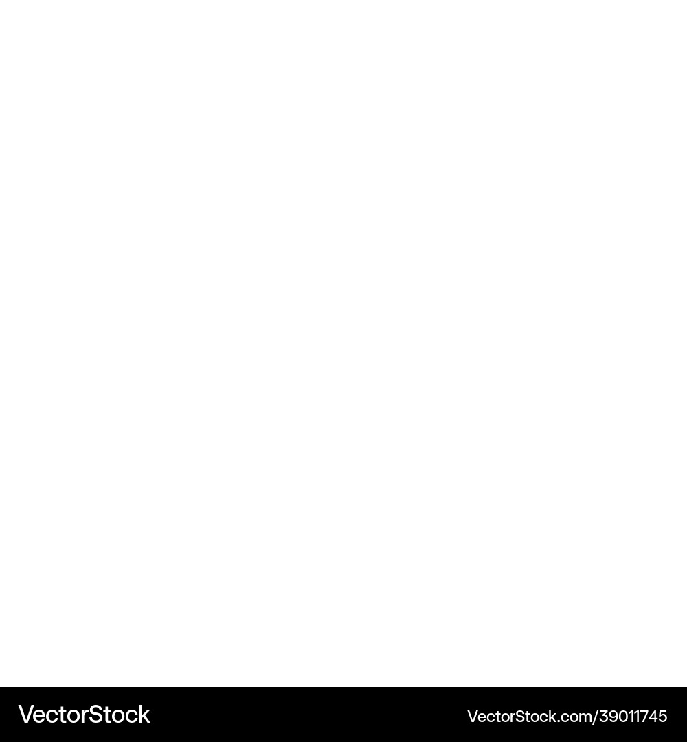 Watering icon with glyph style isolated Royalty Free Vector