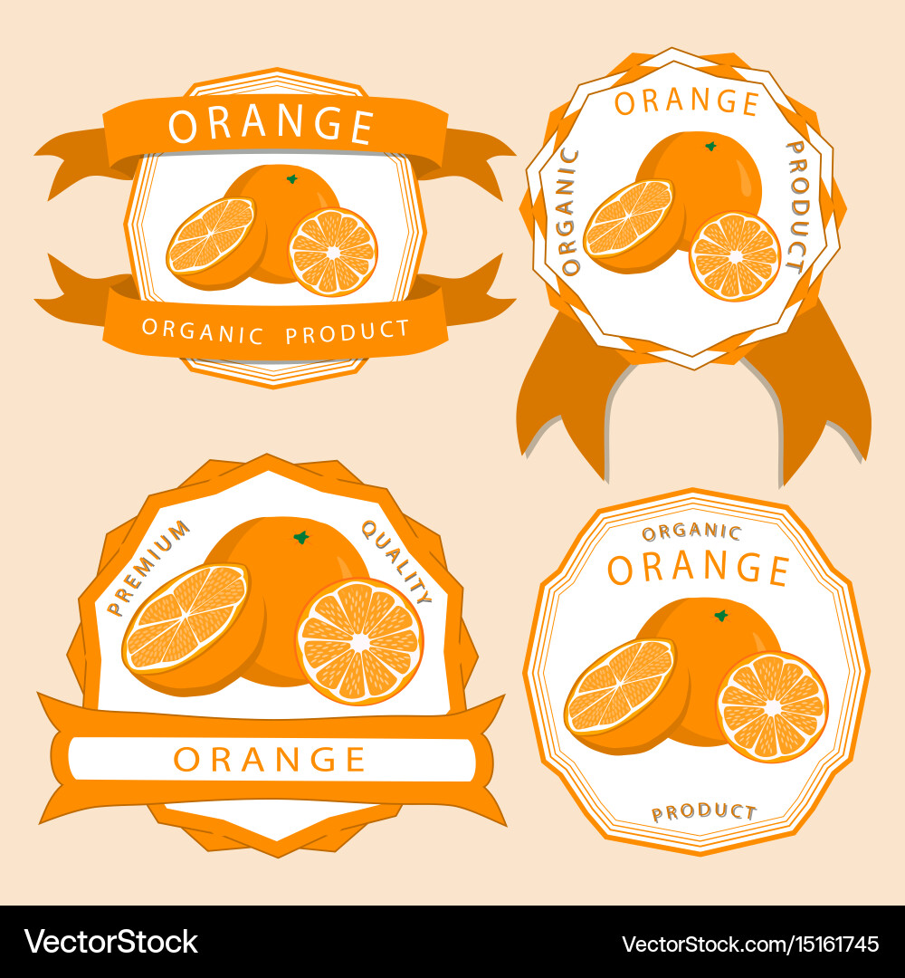Yellow orange Royalty Free Vector Image - VectorStock