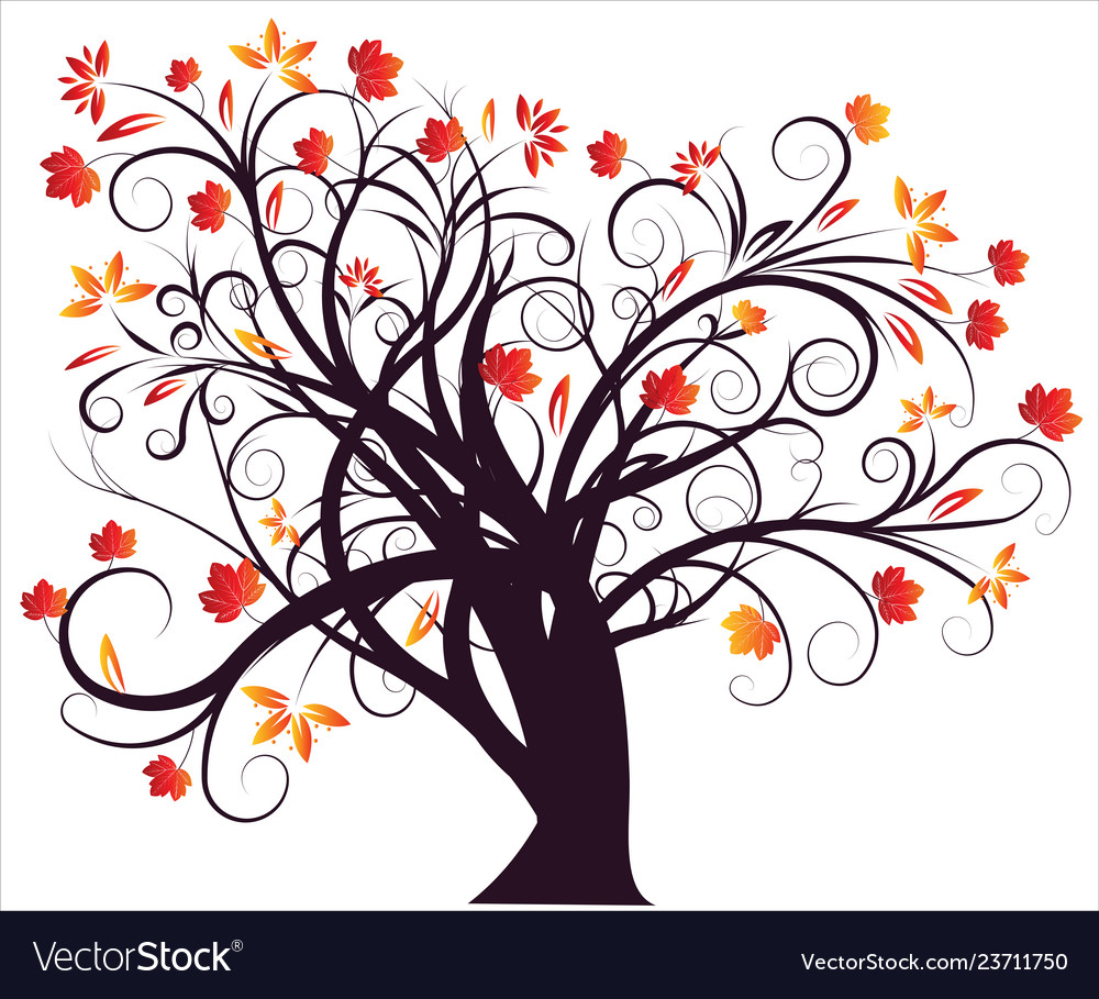 Abstract tree Royalty Free Vector Image - VectorStock