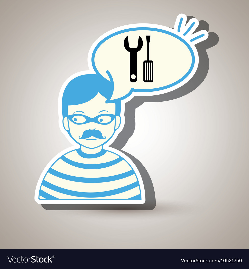 Hacker information app icon Royalty Free Vector Image