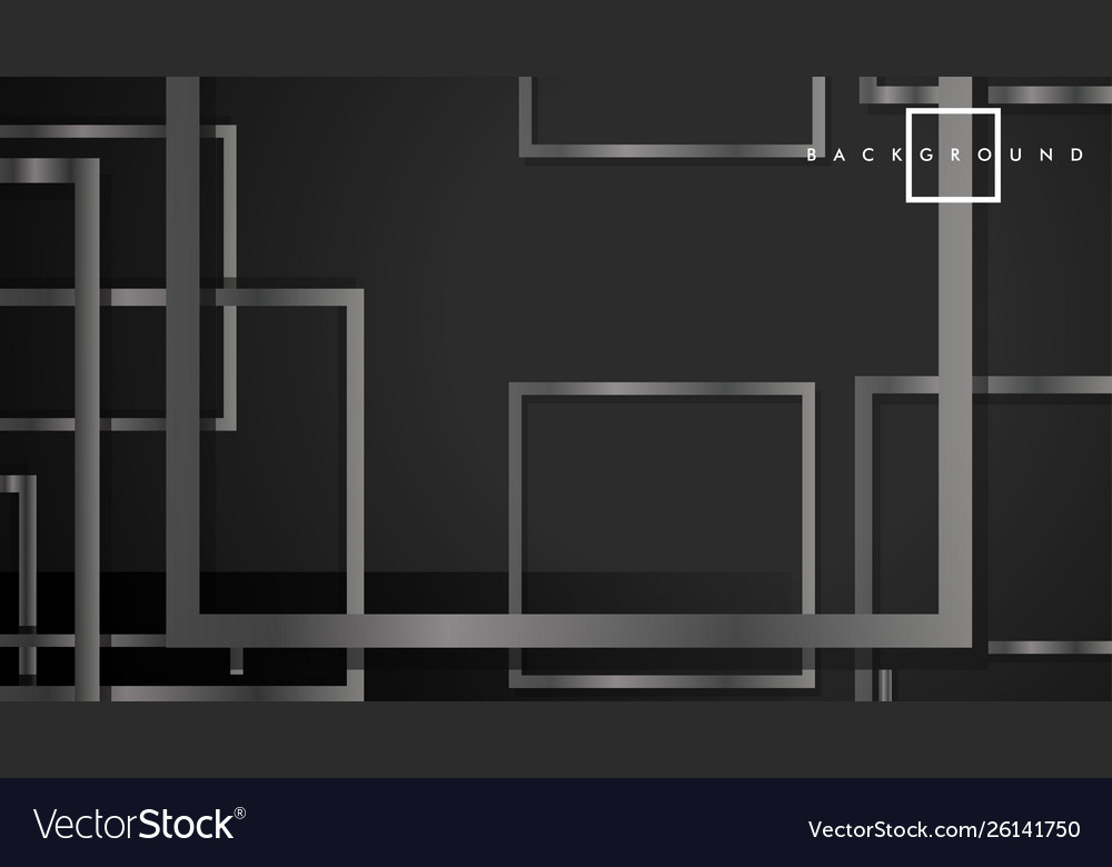 Modern abstract squares backgrounds with a black Vector Image