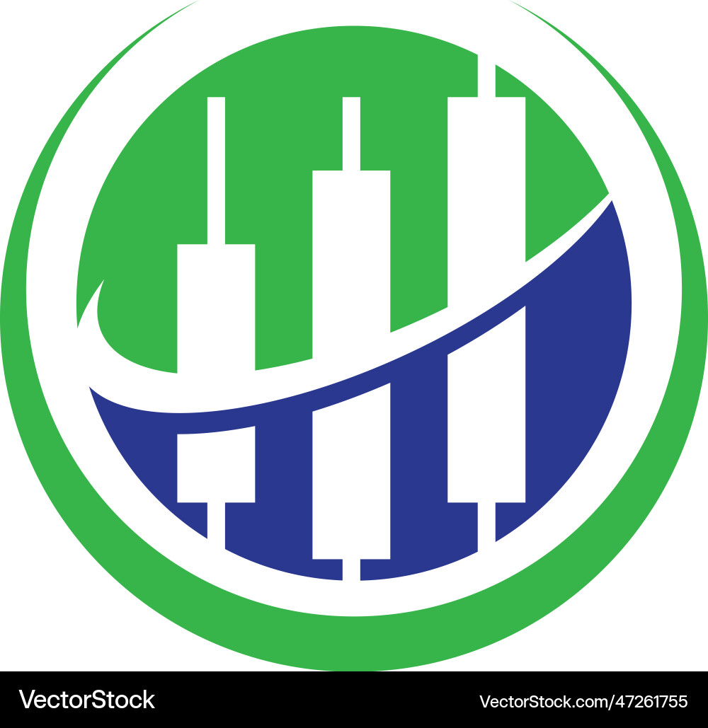 Forex market logo images Royalty Free Vector Image
