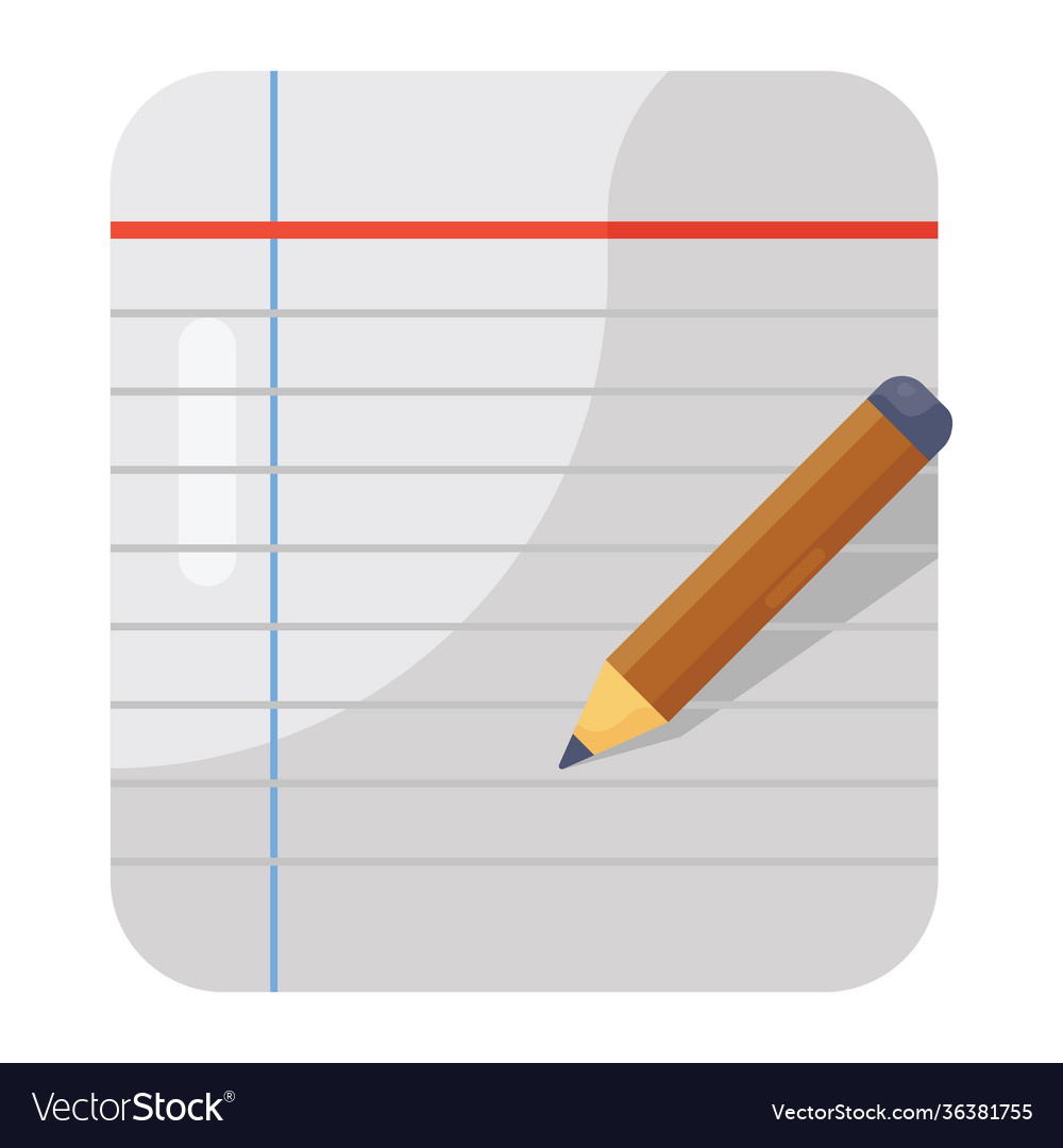 Notebook Royalty Free Vector Image - VectorStock