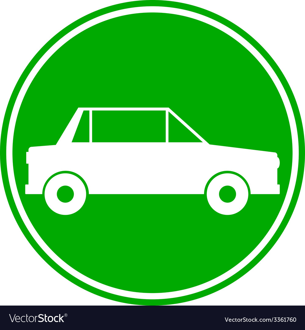 Car button Royalty Free Vector Image - VectorStock