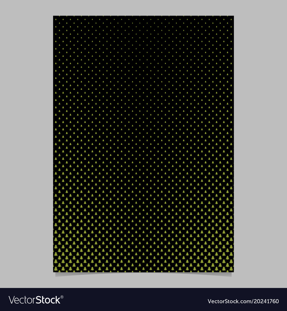 Pine tree pattern page background design Vector Image