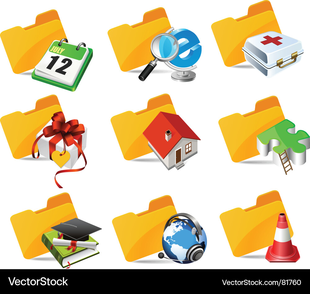Set of internet icons Royalty Free Vector Image