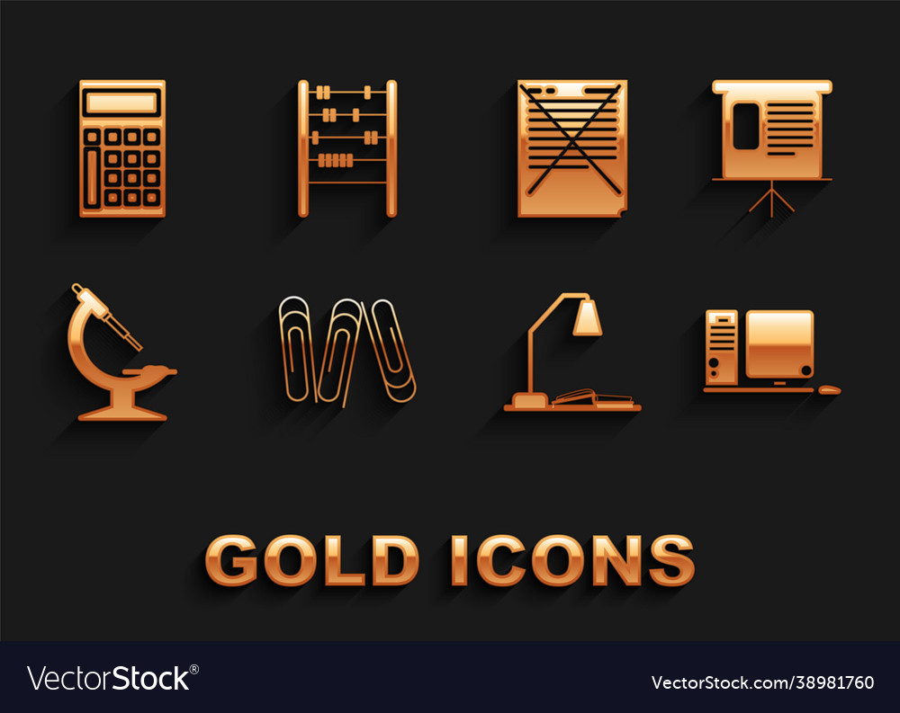 Set paper clip infographic pie graph computer Vector Image