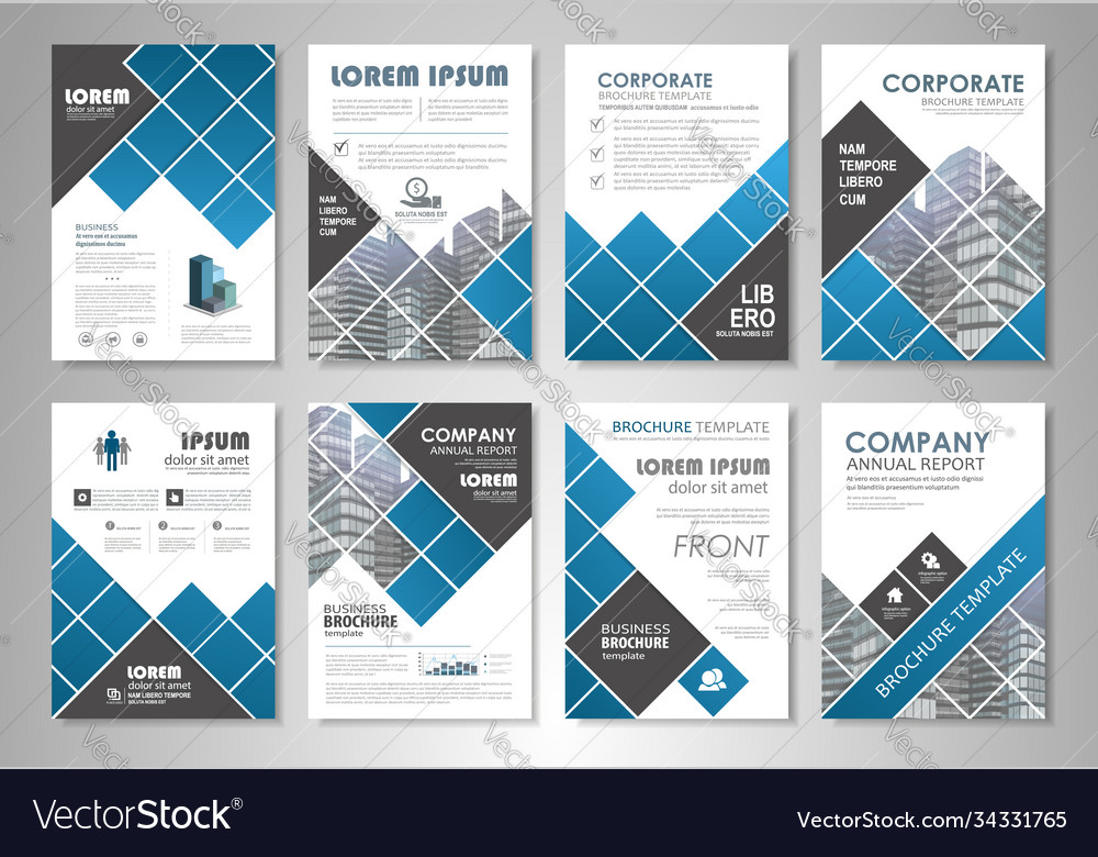 Flyer layout Royalty Free Vector Image - VectorStock