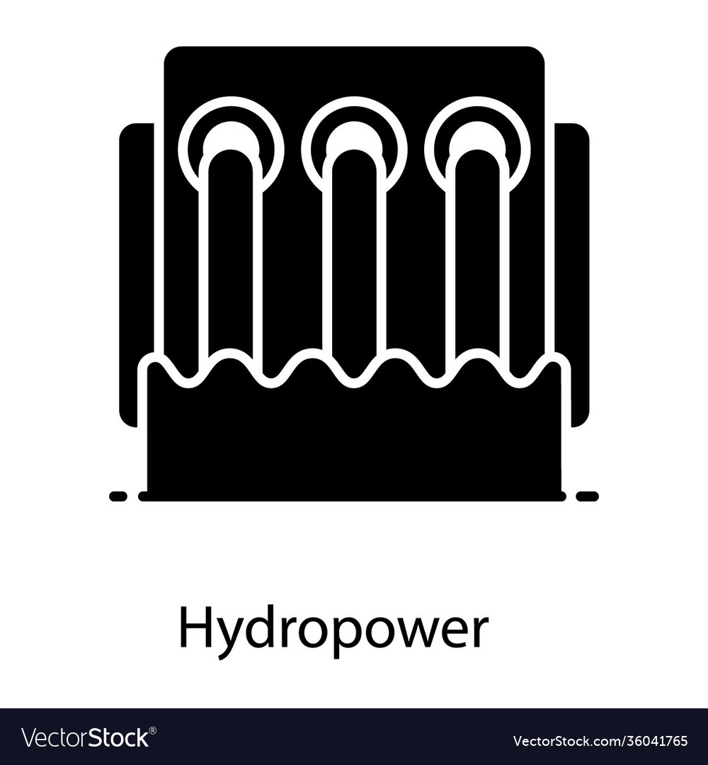 Hydropower Royalty Free Vector Image - VectorStock