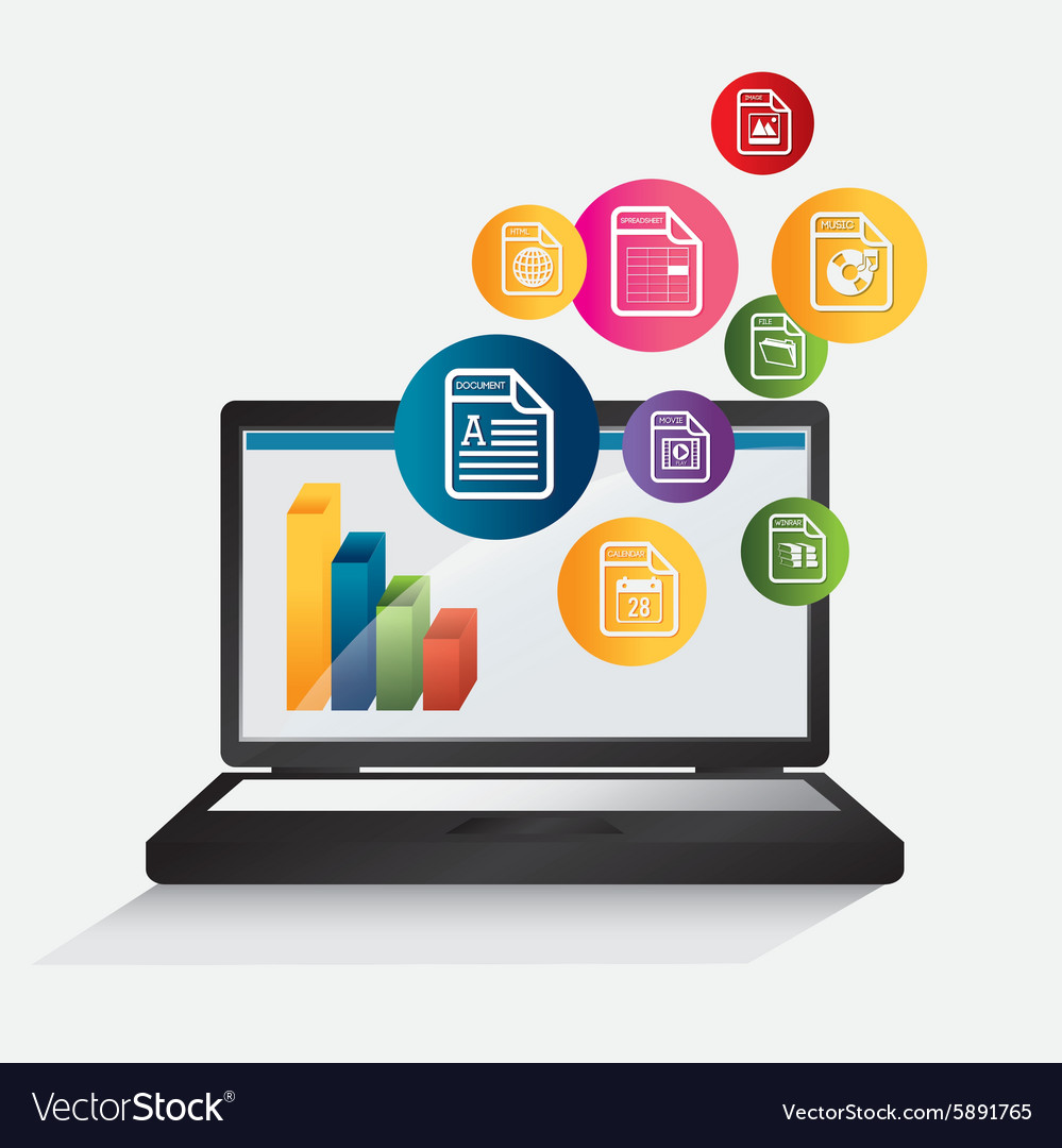 Spreadsheet design Royalty Free Vector Image - VectorStock