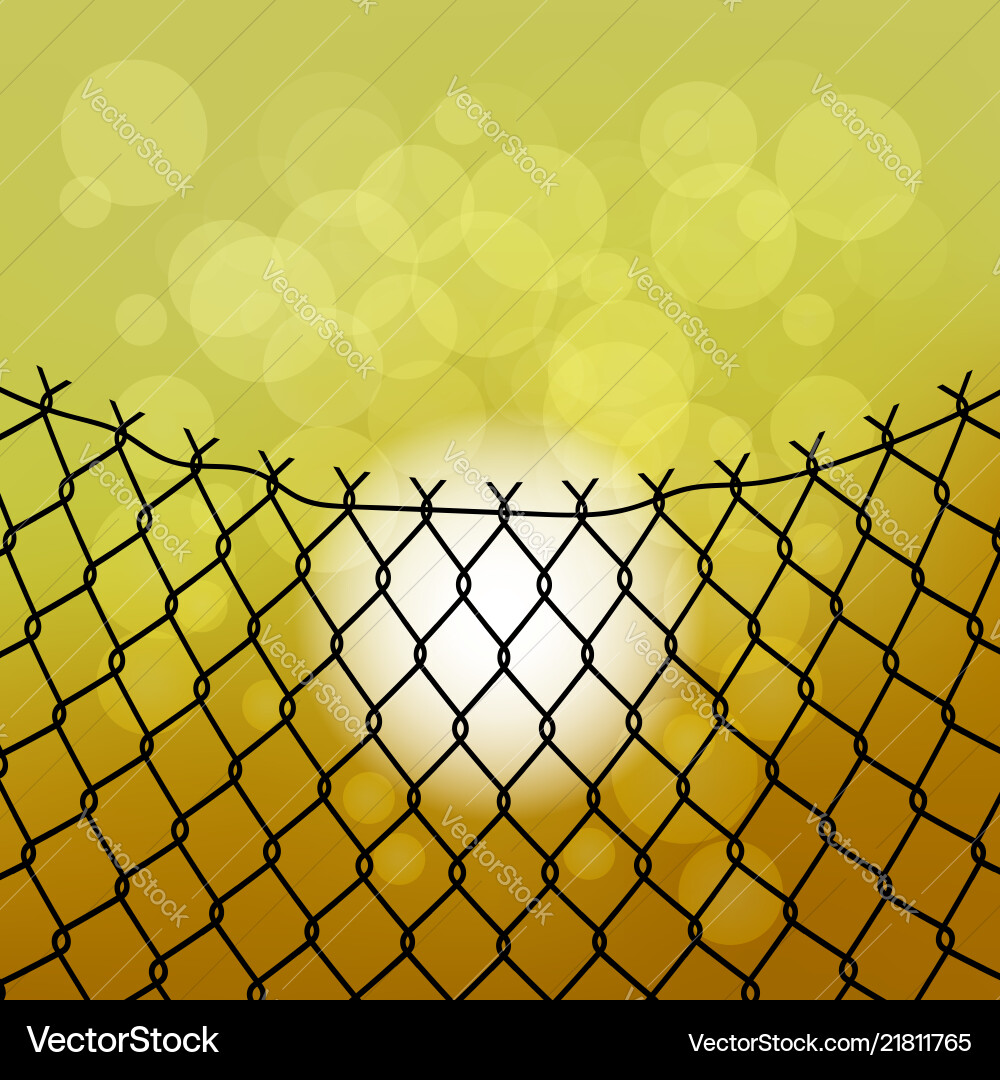 Sun and wire barb freedom concept peace day Vector Image